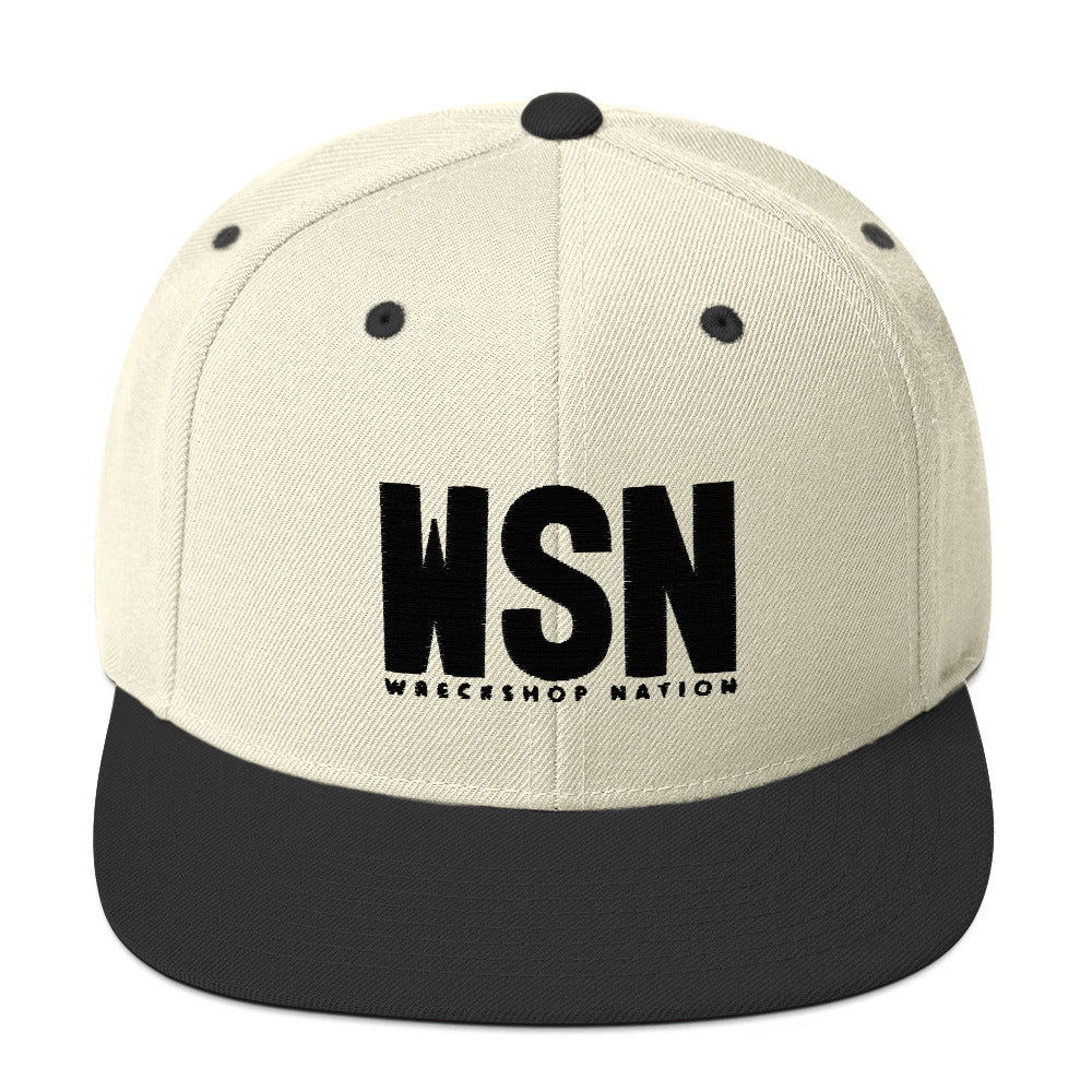 Wreckshop Nation Snapback Hat